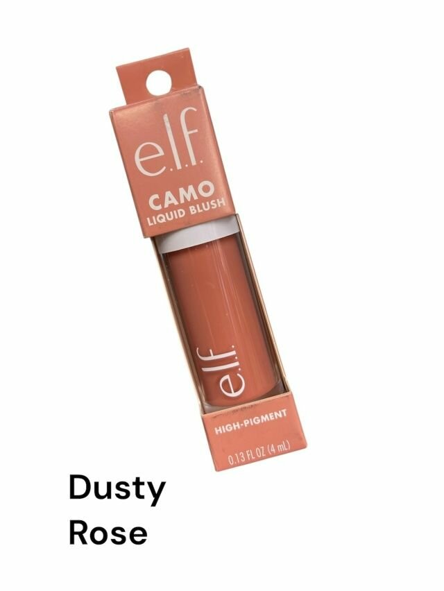E. l. f. Жидкие румяна для лица Camo liquid Blush оттенок Dusty Rose, 4 мл