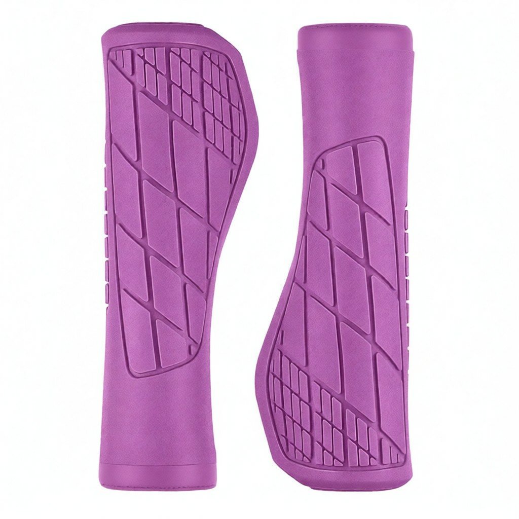 Ручки Для Велосипеда: 133 мм TPE/TPU/Силикон Эргономичный Дизайн Для Комфортной Езды - Крюки Для Руля С Захватом Для Пальцев Для Защиты От Вибраций Велосипедные Аксессуары For Городских И Туристических Поездок