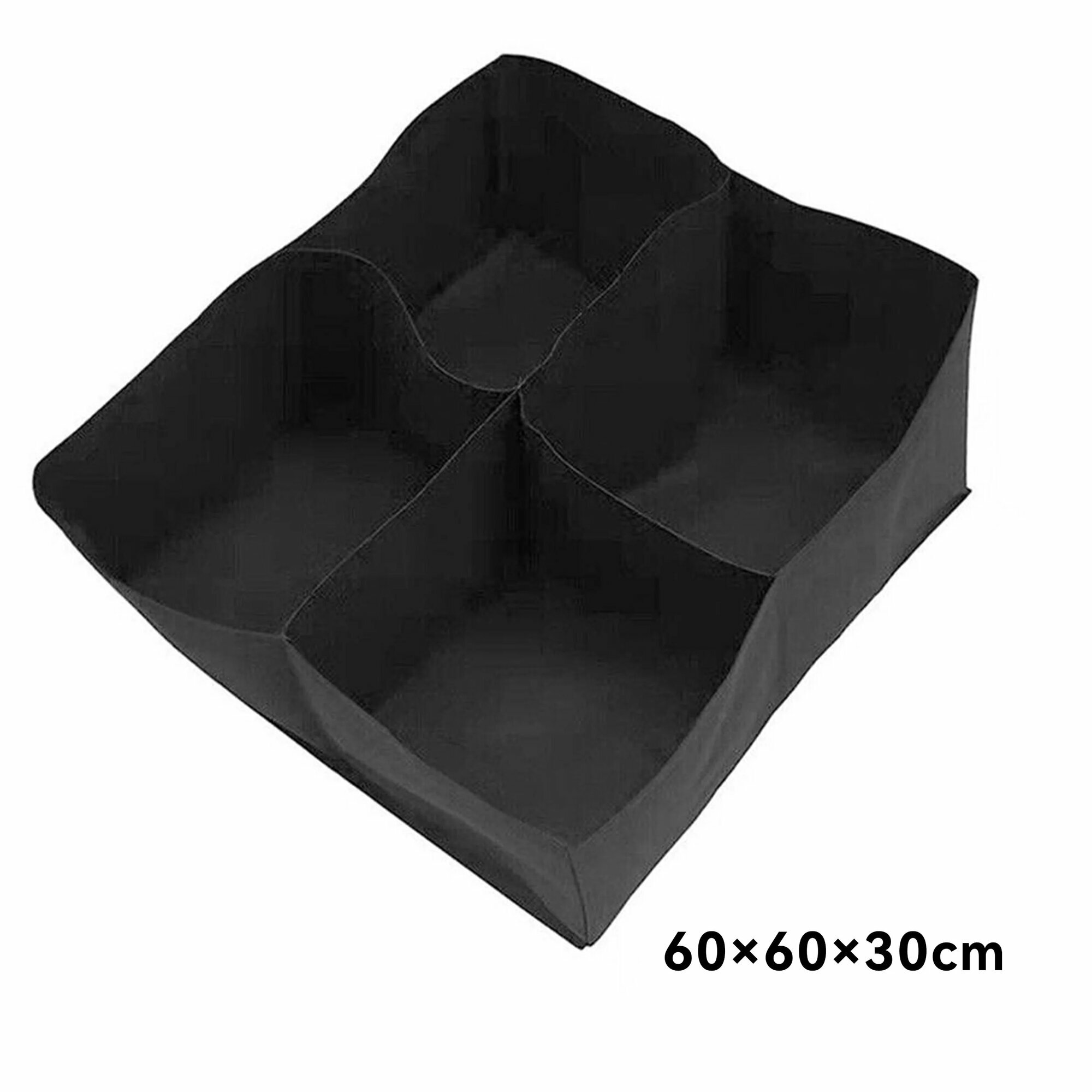Садовая сумка для выращивания Черный, 60x60x30cm