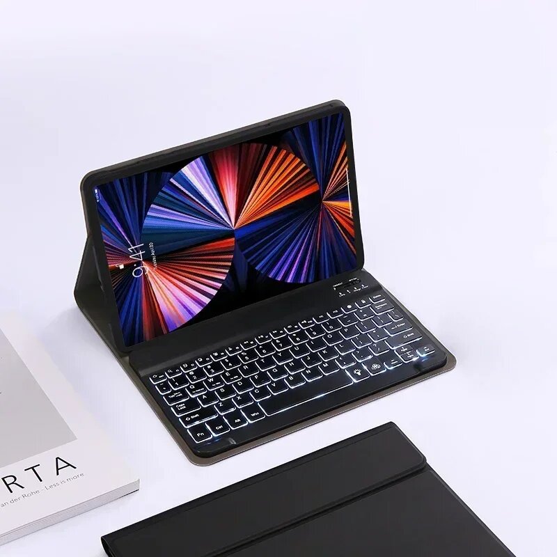 7-цветный чехол с клавиатурой с подсветкой для Huawei Honor Pad X7 8,7 дюйма, чехол с клавиатурой для планшета Honor Pad X7 8 7