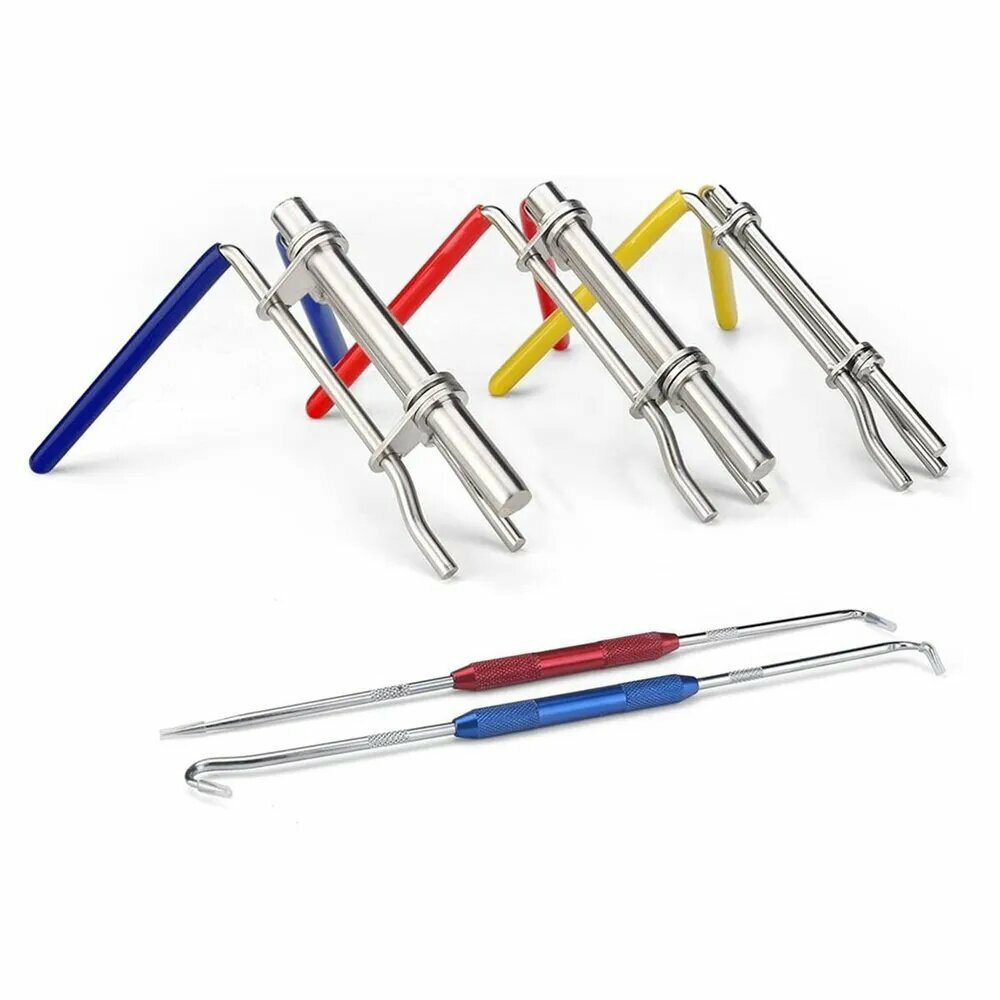 Набор инструментов для установки уплотнений штока гидроцилиндра, инструмент для ремонта гидравлических сальников, набор для затяжки уплотнен