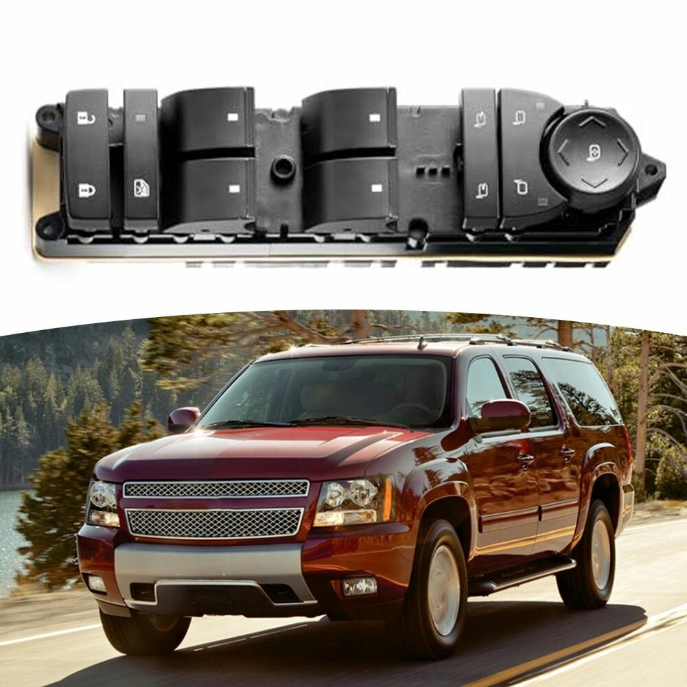 15906883 LHD 1x Переключатель Стеклоподъемника Со Стороны Водителя 2007-2014 для Chevy for Suburban