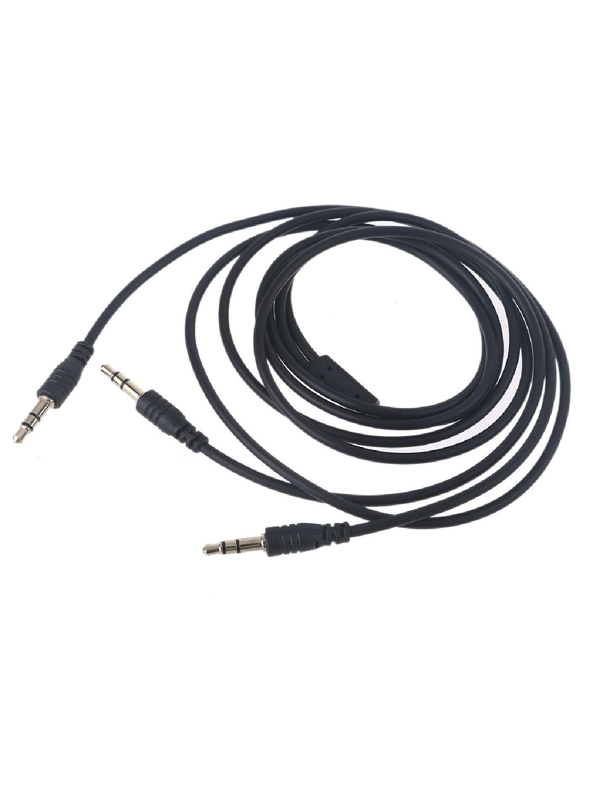 3,5 мм один сантиметр два штекерных аудиокабеля