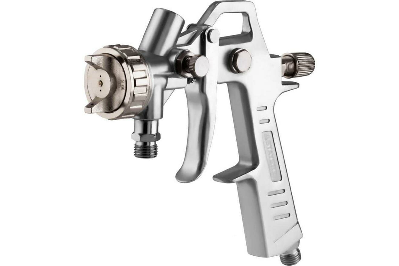 ORION. Краскопульт пневматический. Сопло 1,5 мм, бачёк 0,75 л