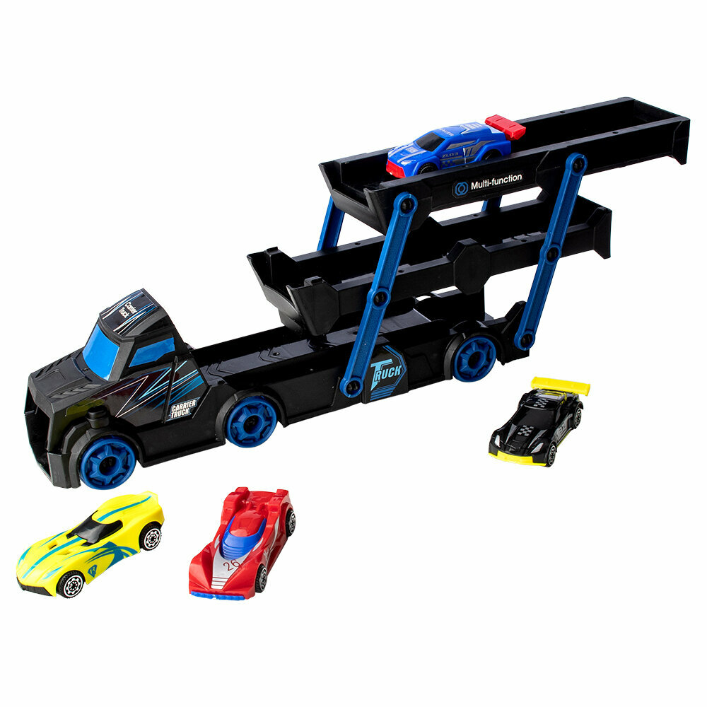 Игровой набор Zhorya "Автовоз", для мальчиков, с 4-мя машинками, 3 этажа