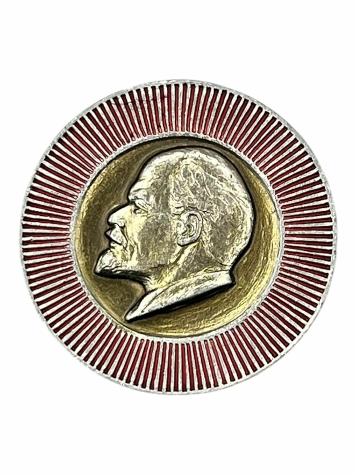 Советский винтажный значок, В. И. Ленин, сделано в СССР