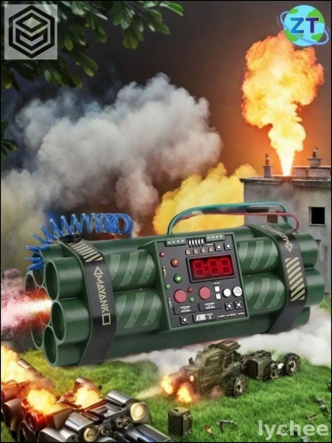 Эксклюзивная дымовая акустическая граната, бестселлер среди игрушек замедленного действия для детей