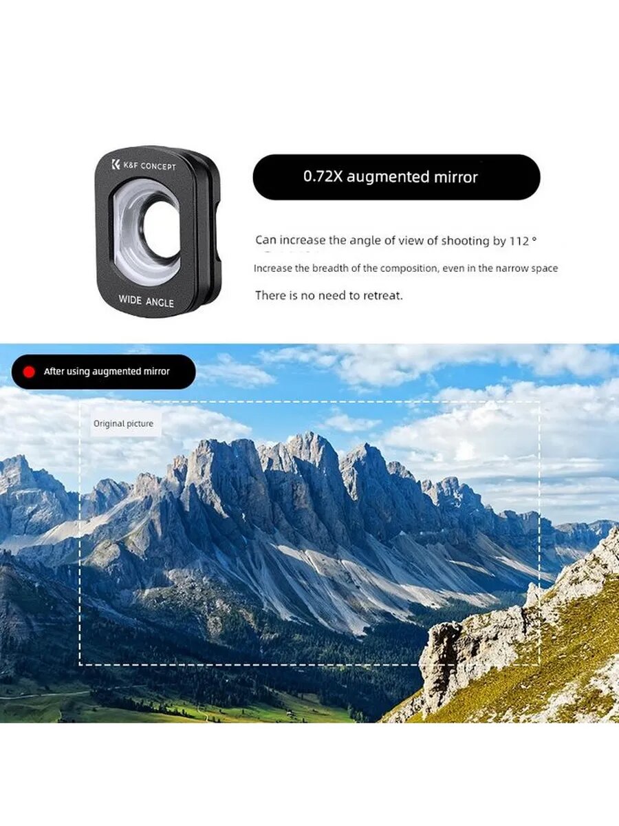 Augmented Mirror (0.72X) для DJI Osmo Pocket 3