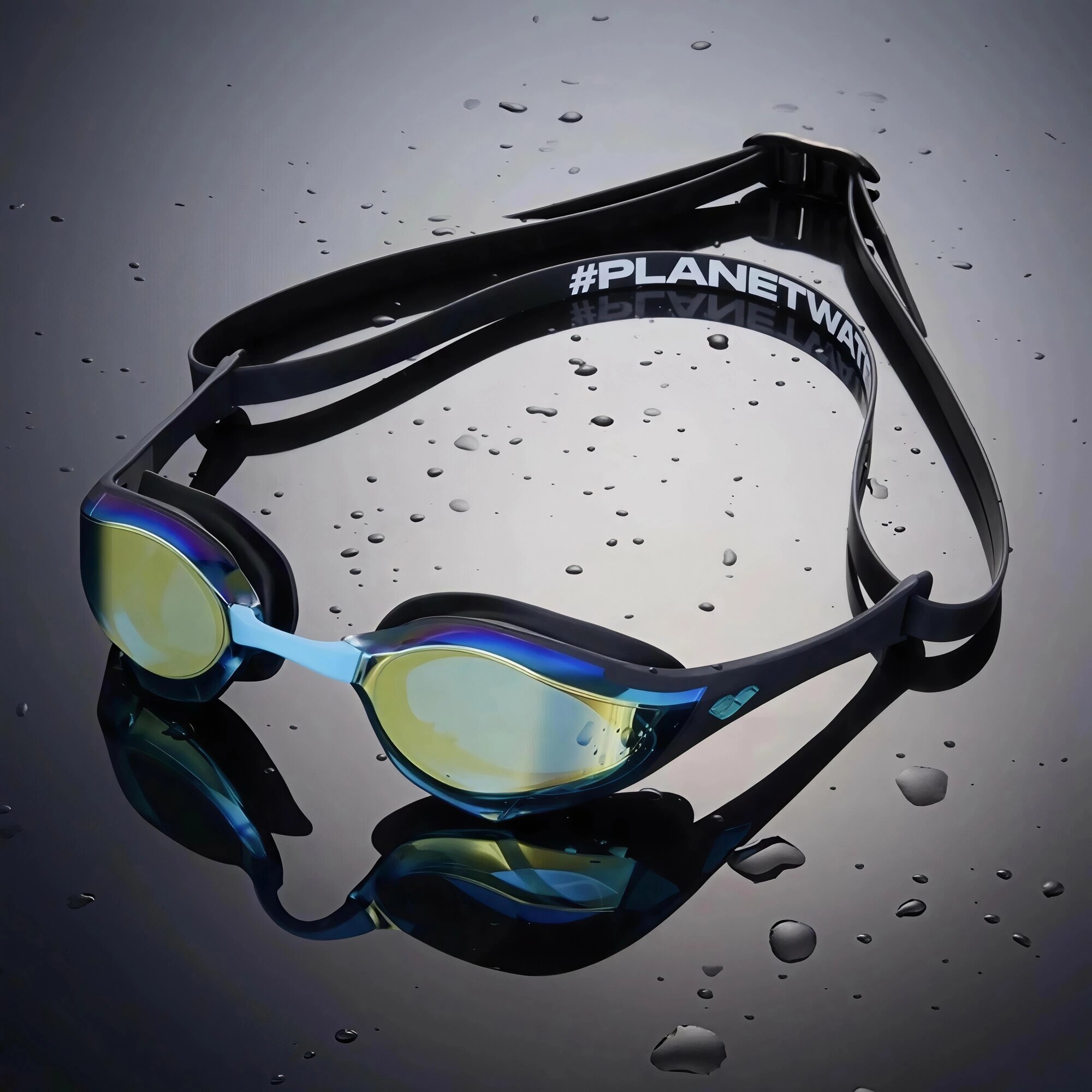 Очки для плавания arena "Cobra Edge Swipe Mirror", Защита от запотевания, для соревнований