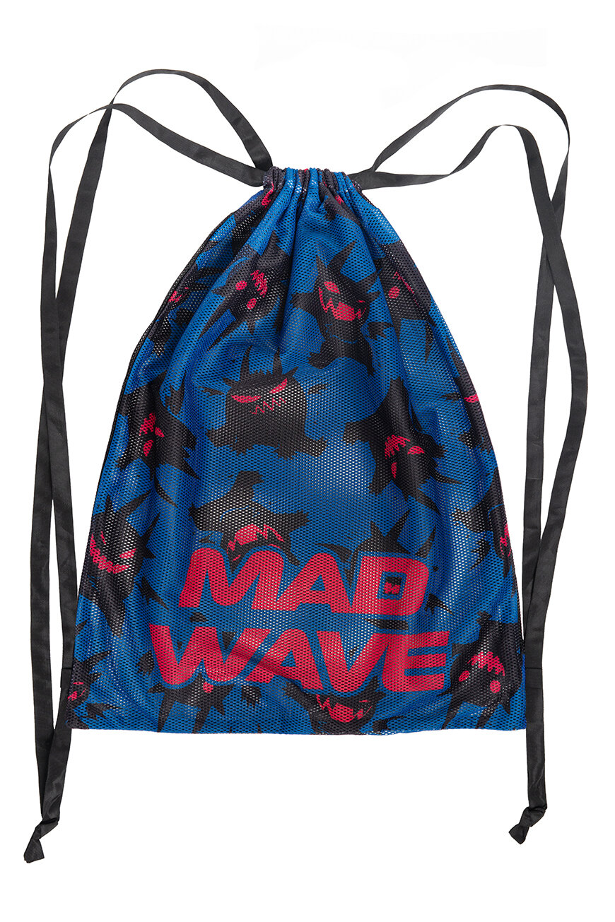 Мешок для инвентаря MAD WAVE Dry mesh bag, размер 65*50см, цвет темно-синий, с рисунком