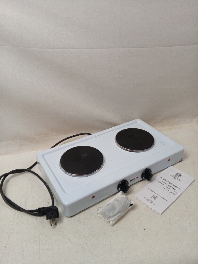 Плитка настольная мечта 211Ч электрическая белая (1464397)