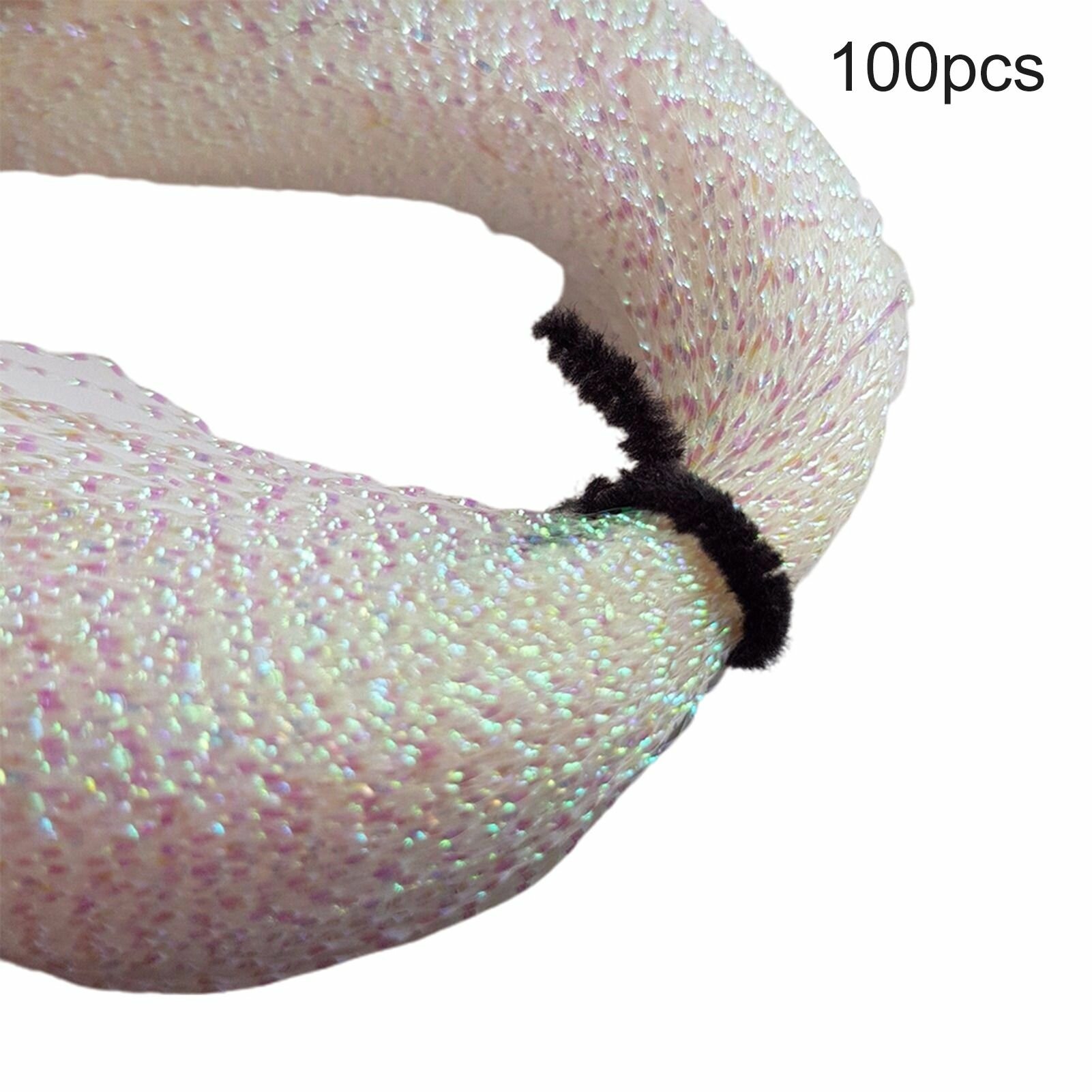 Люрекс светонакопительный, светится в темноте, для создания приманок, мушек, мандулы