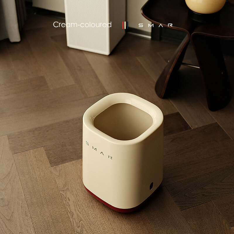 Роскошная офисная урна красного цвета, большая емкость, двухслойная урна, высококачественная корзина для мусора в спальне и ванной