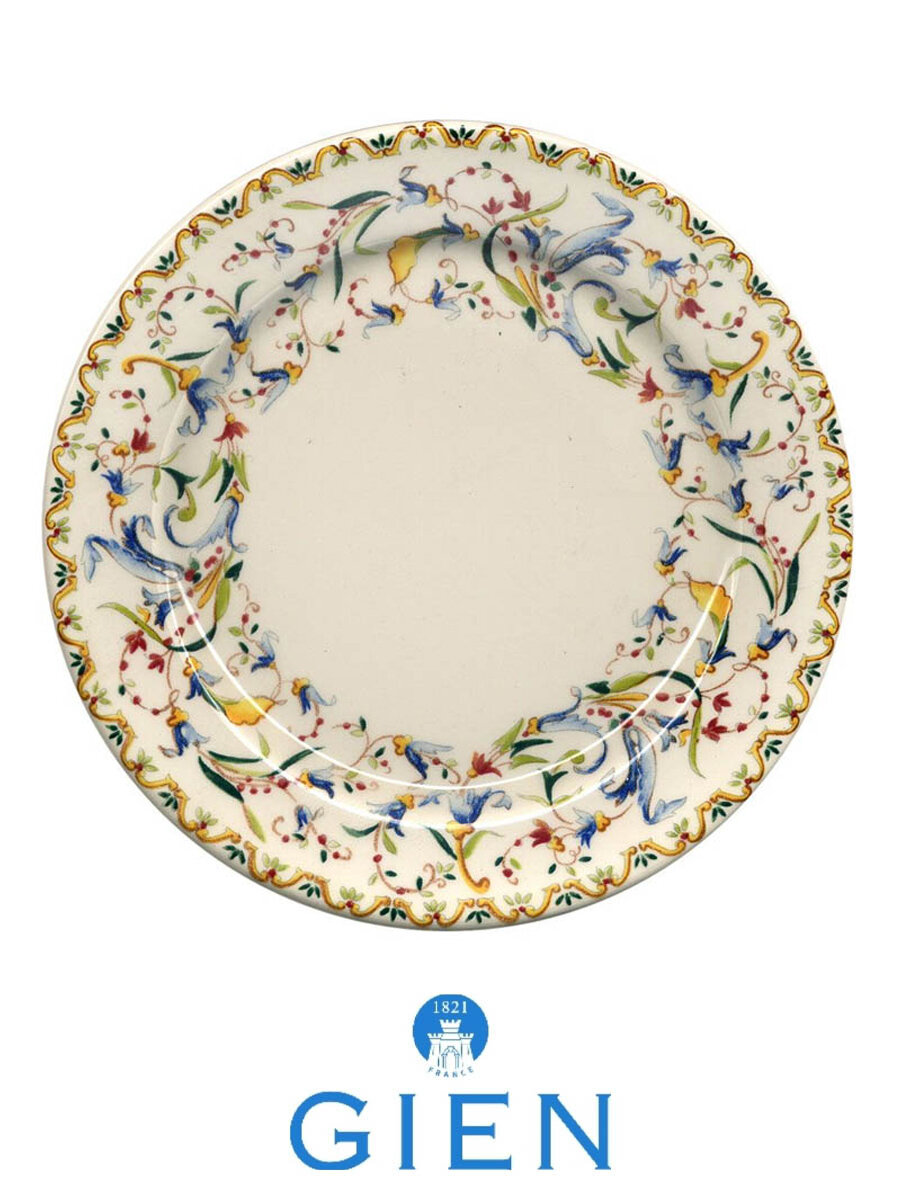 Набор тарелок пирожковых Gien Toscana 12.8см, 2 шт, фаянс, Франция