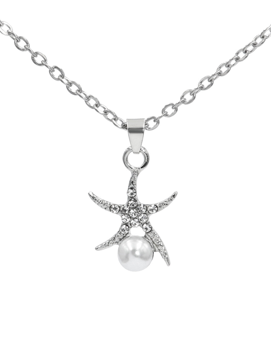 Подвеска SILVARIE, жемчуг имитация, кристалл