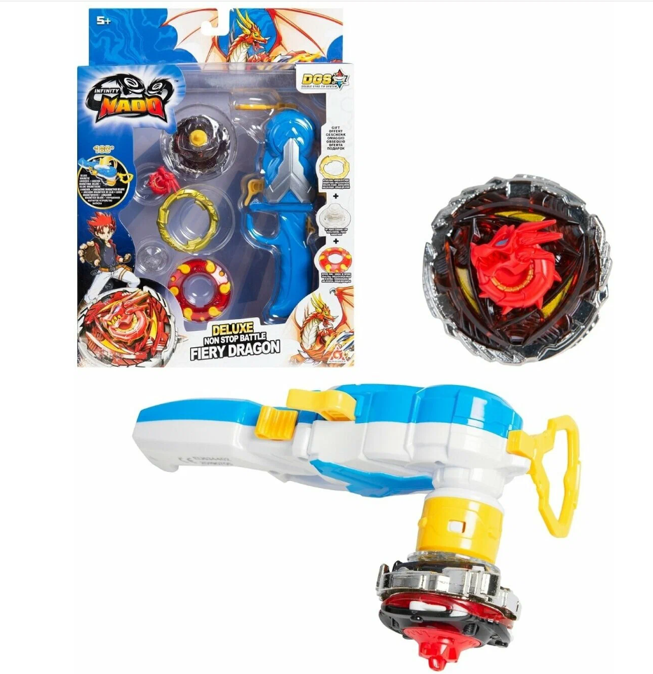 Инфинити Надо. Волчок Адвансд Fiery Dragon. TM Infinity Nado 37704