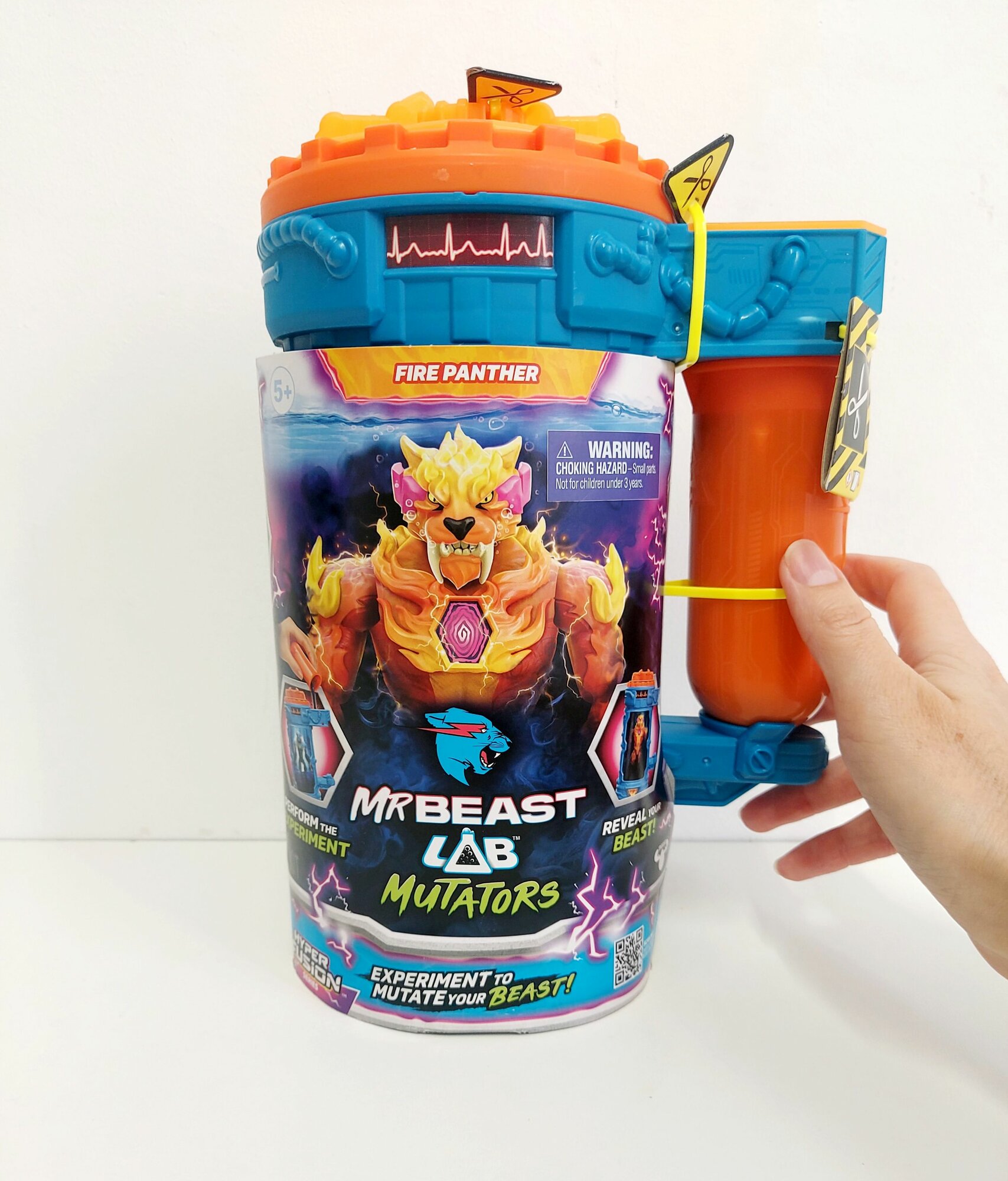 Игрушка Mr Beast Lab Mutators Fire Panther Мистер Бист Лабратория Огненная Пантера