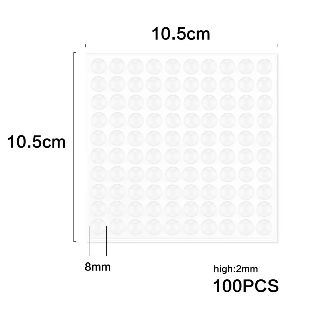 Силиконовые Самоклеящиеся Буферы-стопоры Для Дверей, Мебельные Бамперы Для Защиты Стен