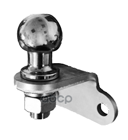 Фаркоп оцинкованный Toyota Fortuner 2, кроме TRD 2017- фланцевое крепление шара ZincaR арт. ZT106FE