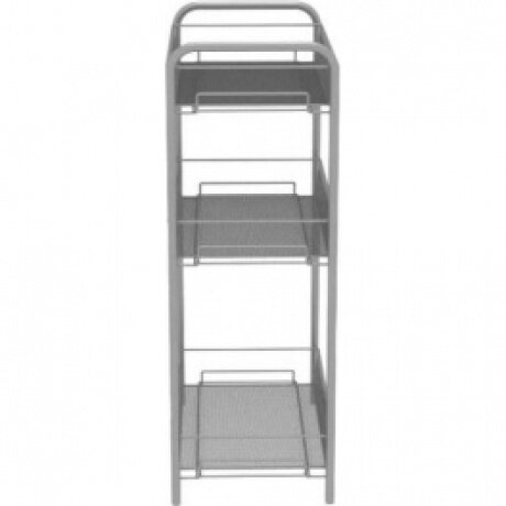 Этажерка "Ладья 2" метал. (44*25*69,5 см) графит Э 290 ГР