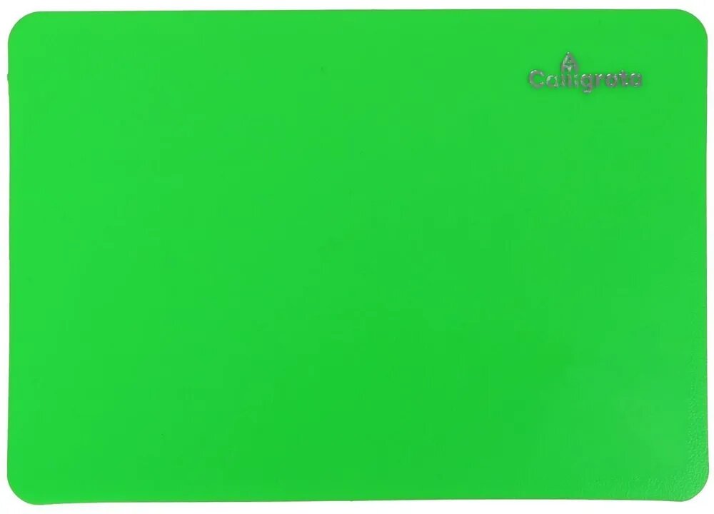 Доска для лепки из пластилина "Яркое творчество", пластиковый коврик для детского творчества, накладка на стол, А5, неон зелёный