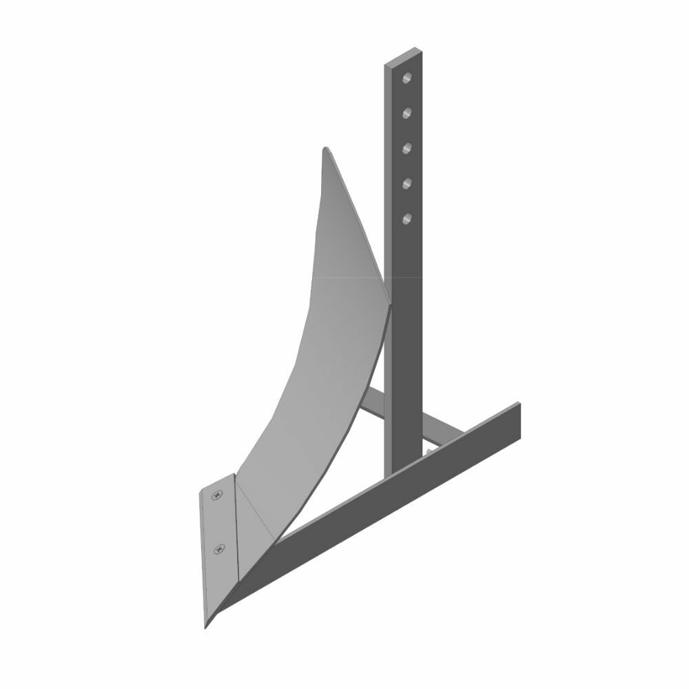 Плуг к мотоблоку без сцепки, стойка 10*500мм ПМК 10.500.190/01.04.25