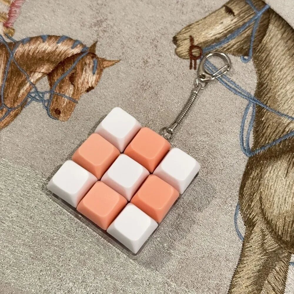3/4/9 клавиш антистресс кнопка-кликер колпачок брелок для ключей на палец колпачки для клавиатуры игрушка DIY клавиатура-кликер игрушка для взрослых для облегчения