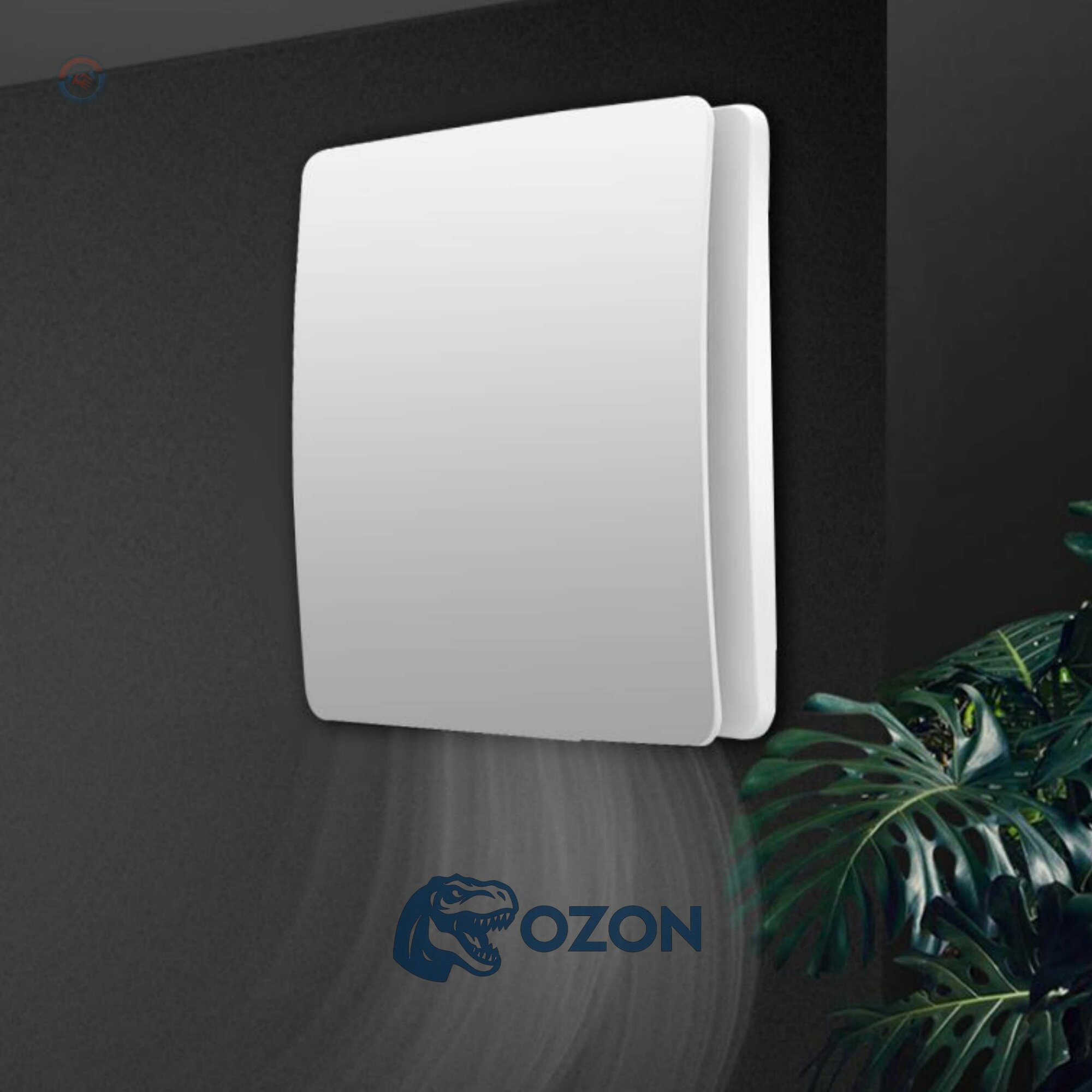 Умный вытяжной вентилятор 98 мм с датчиком влажности, таймером и пультом ДУ для ванной и кухни, защита от запахов