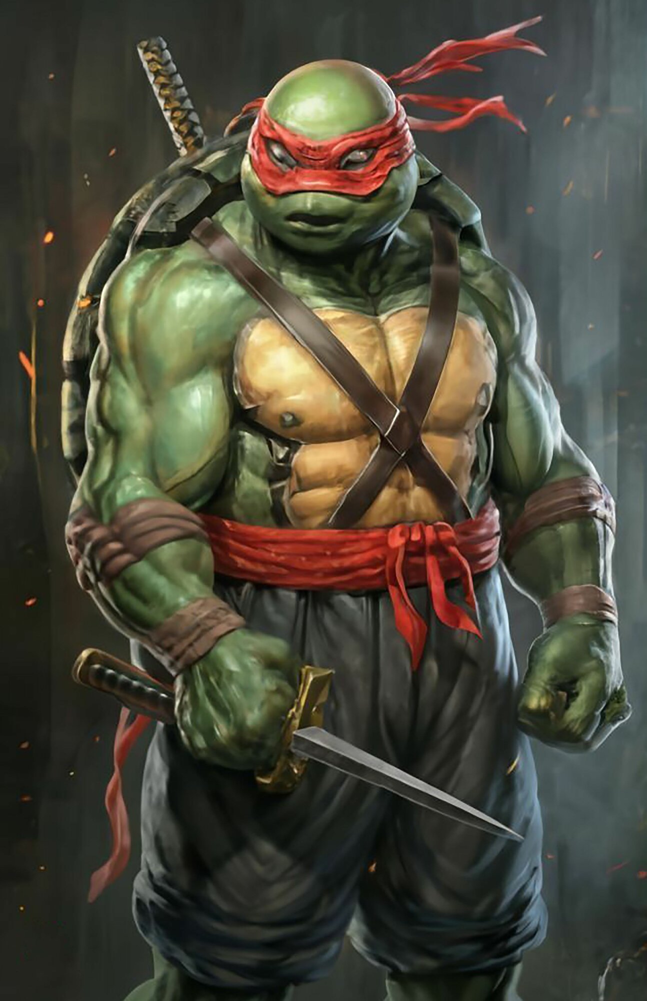 Плакат черепашки ниндзя