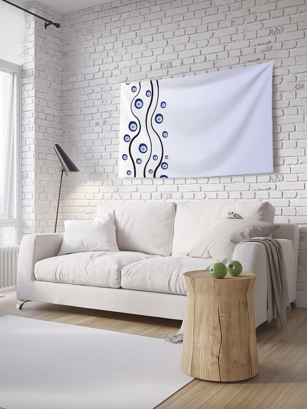 Горизонтальное фотопанно на стену "Энергетические лианы", 150x200 см