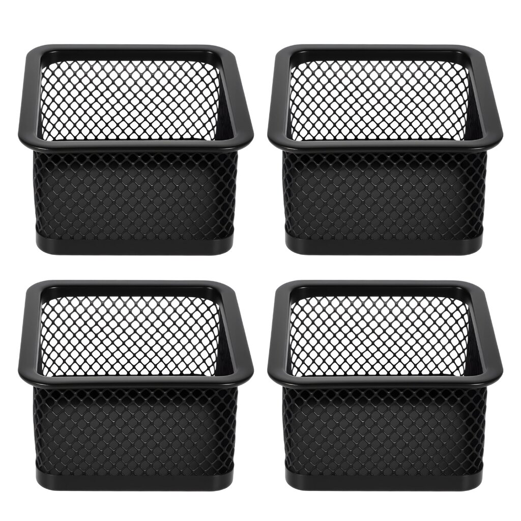 Коробка Металлической Скрепки Распределителя Скрепки для Канцелярских принадлежностей Стола 4Pcs для Организации Офиса