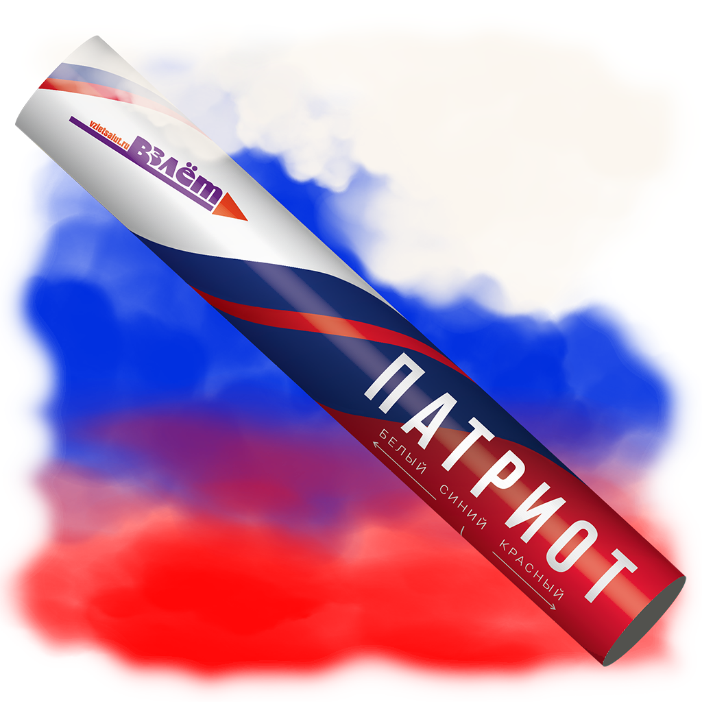 Фейерверк Взлёт "Патриот", 3 цвета, 60 сек, I класс опасности