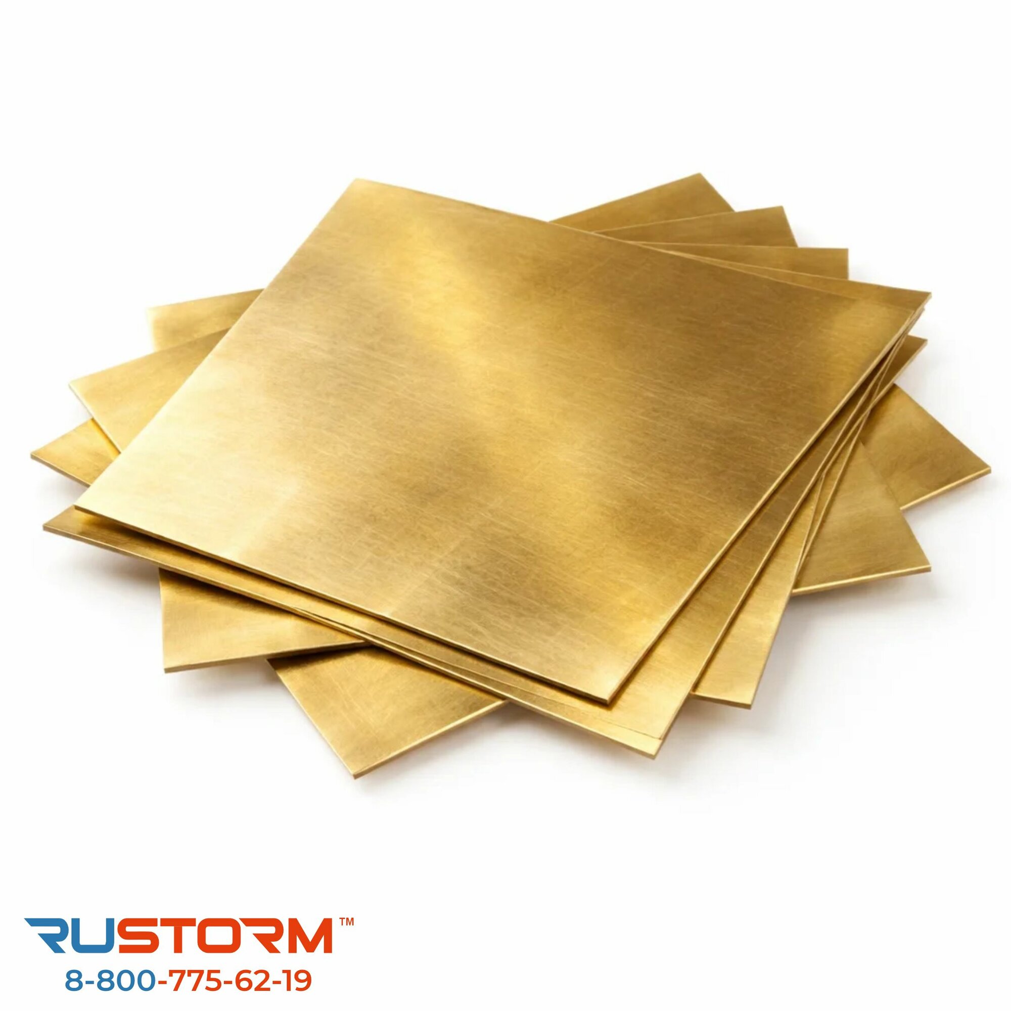 Лист бронзовый 10х100х300 мм БрАЖ9-4 заготовка (пластина)