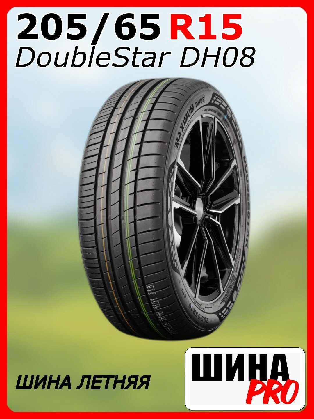 Шина летняя DoubleStar 205/65/15 H 94 DH08 для легковых автомобилей 1PH02056515E000036