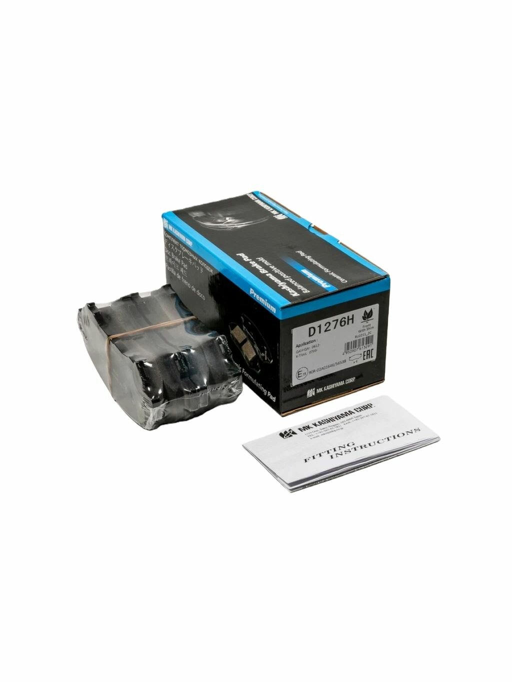 Тормозные колодки, дисковые, комплект KASHIYAMA 1420591398 Z DD0SF QP42E5 D1276H