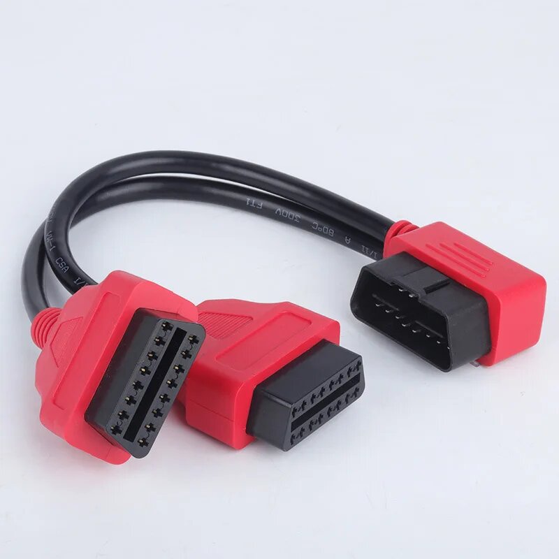 OBD2 1/2 Кабель-адаптер Удлинительный кабель OBD Удлинительный кабель 12 В Автомобильное использование 16-контактный разветвитель ядра
