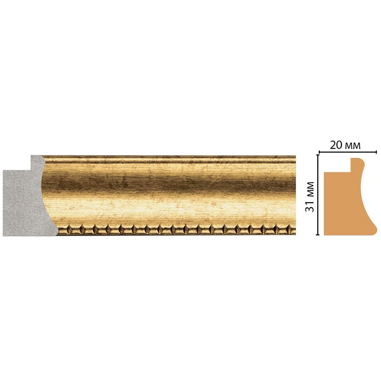 Багет Decomaster FM7-2 В31хШ20хД2850 мм / Декомастер.