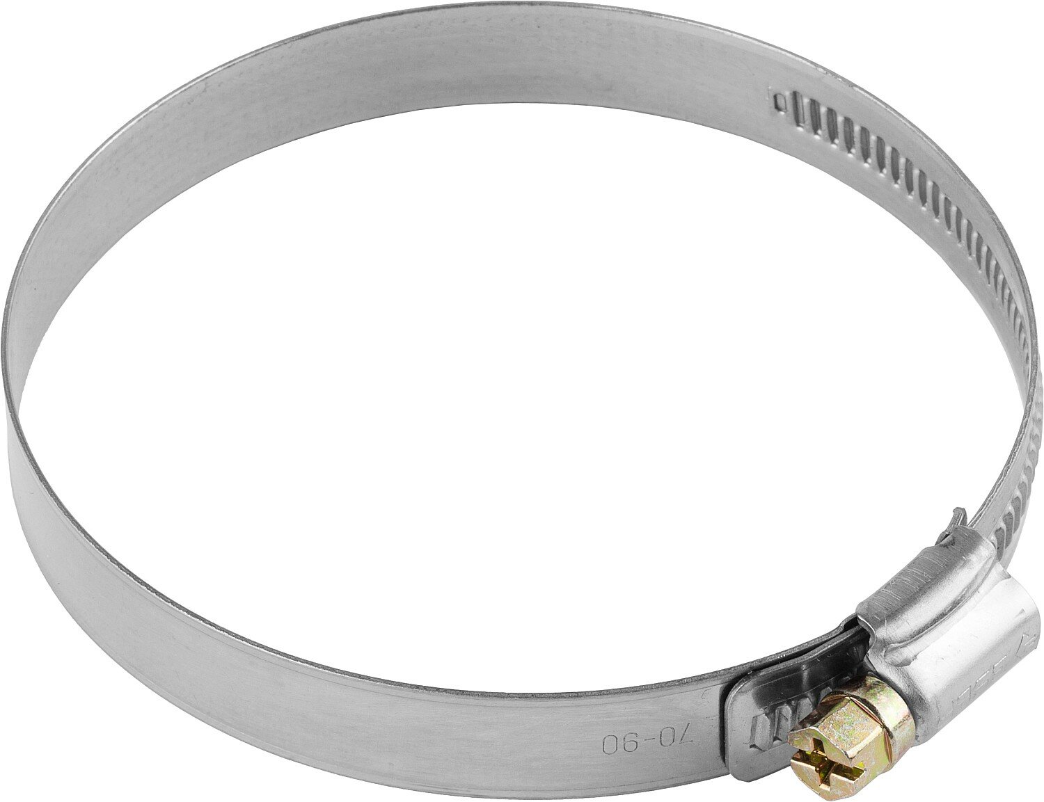 Хомуты нержавеющие ЗУБР НХ-12Н, 25-40 мм, накатная лента 12 мм, 100 шт, Профессионал