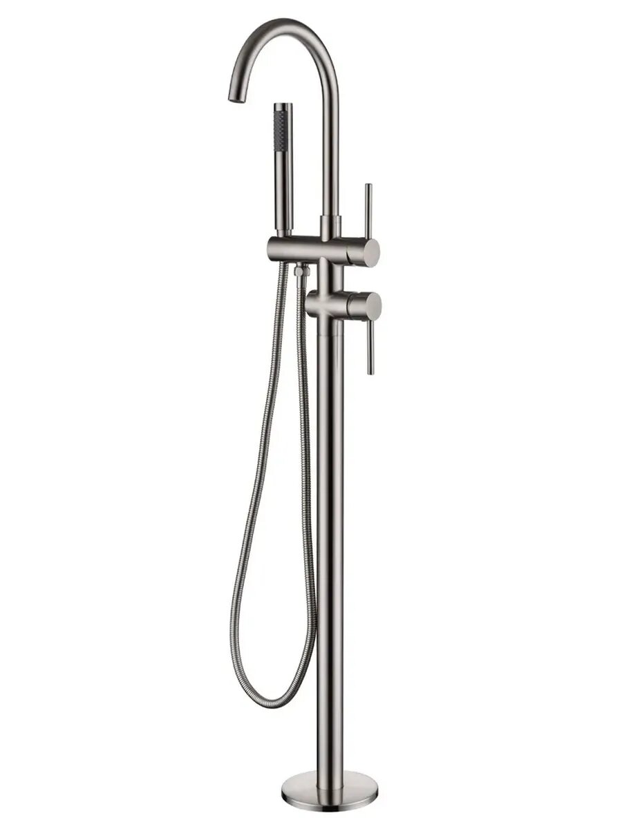 Смеситель напольный для ванны GB900NK Никель