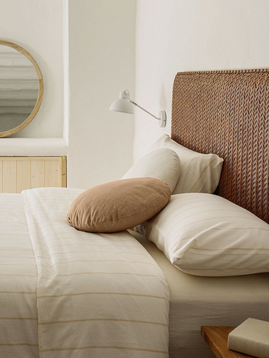 Бра La Forma Odalis, E14, 25Вт, с абажуром, белый, скандинавский стиль