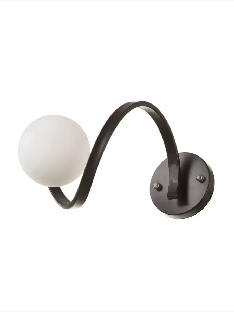 Бра настенный Nadine, 1×10 Вт, Gu10, черный, 37×16×32см