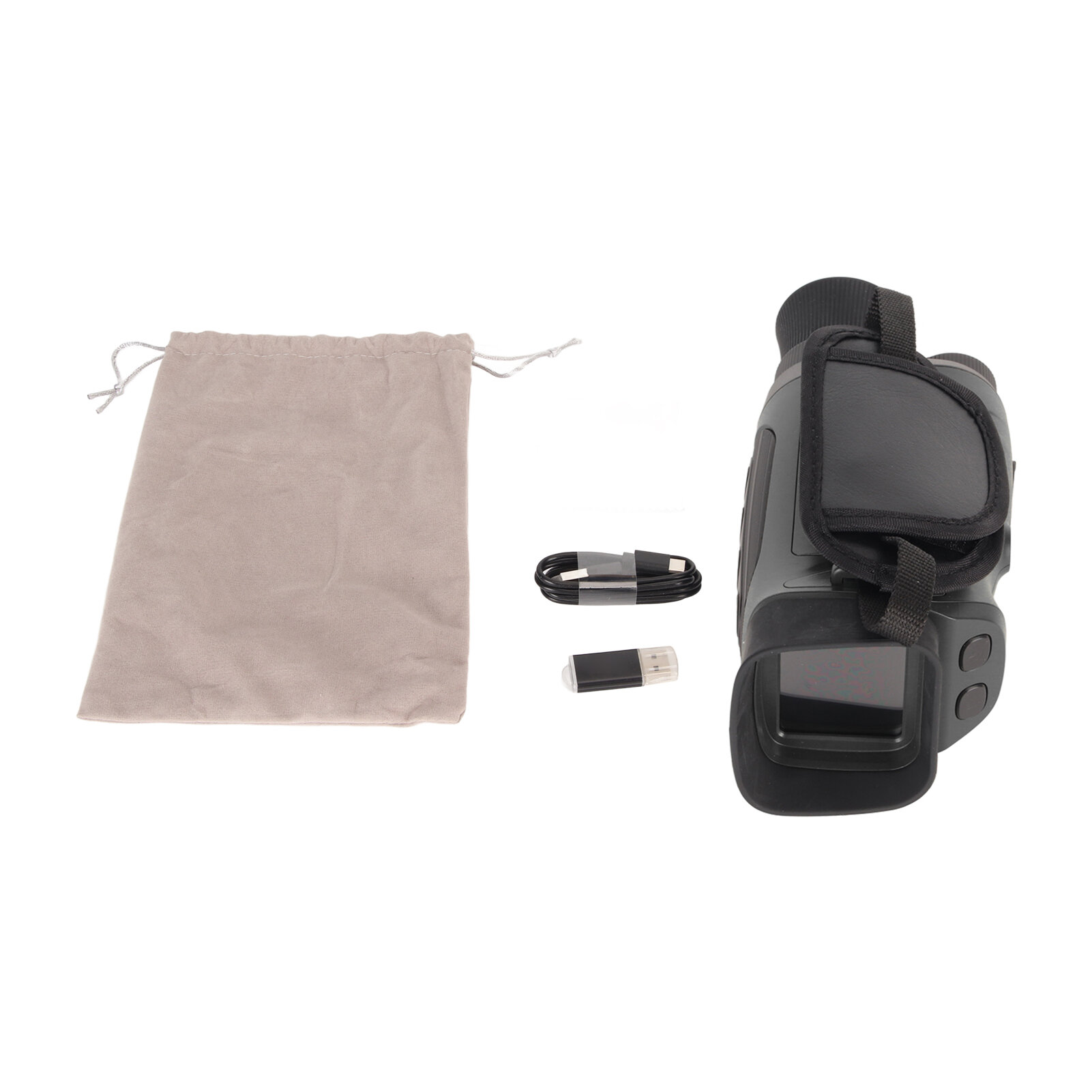 Цифровой ИК-монокуляр ночного видения, 2.5K D, 1080P, перезаряжаемый, фото/видеозапись, черный