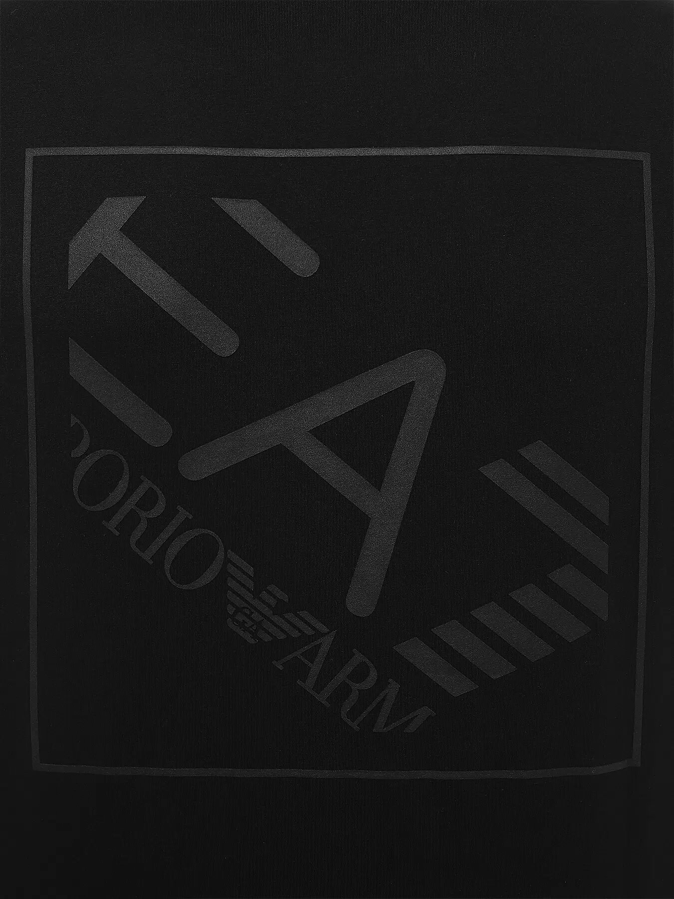 Футболка EA7 EMPORIO ARMANI, размер L, черный — фото 1