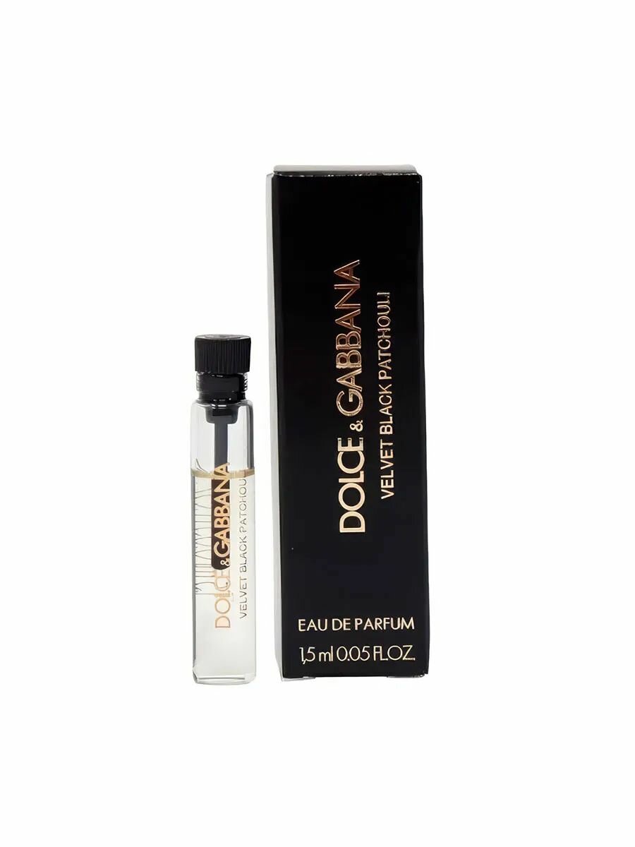 DOLCE&GABBANA Velvet Black Patchouli Парфюмерная вода для мужчин и женщин 1.5 ml