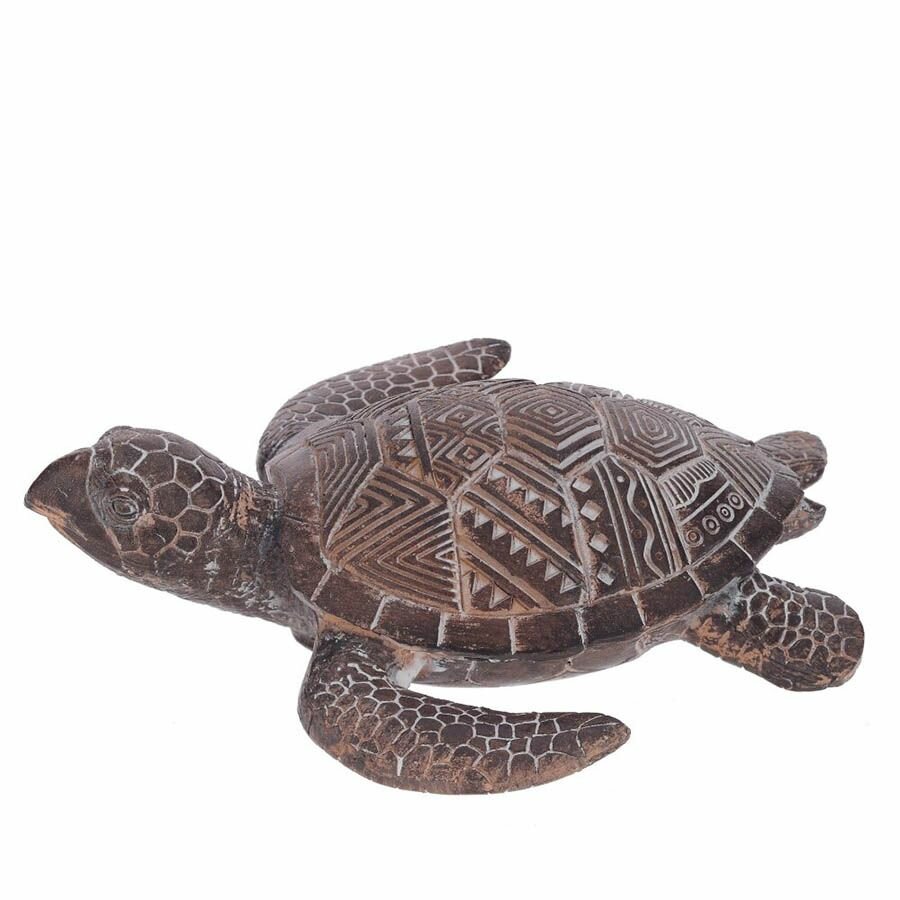 Фигурка декоративная Черепаха Remecoclub, полимерный материал, 14,5x12x5 см