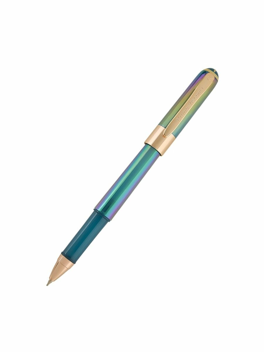 Ручка шариковая Bruno Visconti MONACO PEARL, цвет корпуса морская волна, золотая фурнитура, 0.5 мм, цвет чернил синий