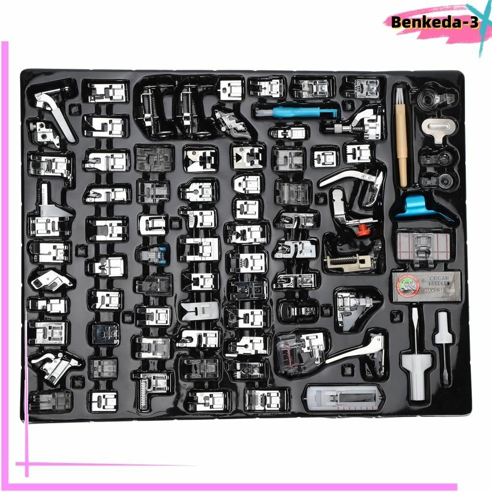 Набор прижимных лапок для швейной машины, 82 предмета, для домашнего использования и шитья изделий