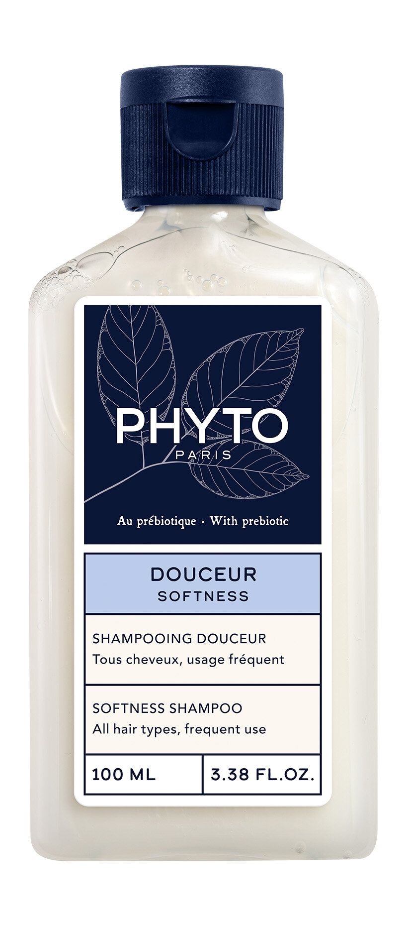PHYTO Softness Шампунь для волос смягчающий, 100 мл