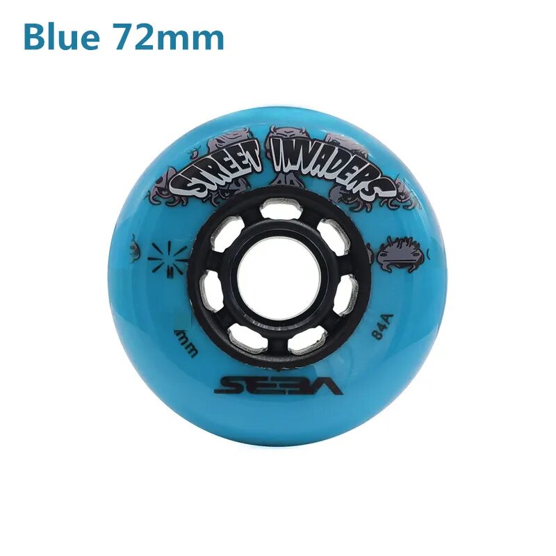 Колеса роликовые SEBA Street Invaders Blue 72mm