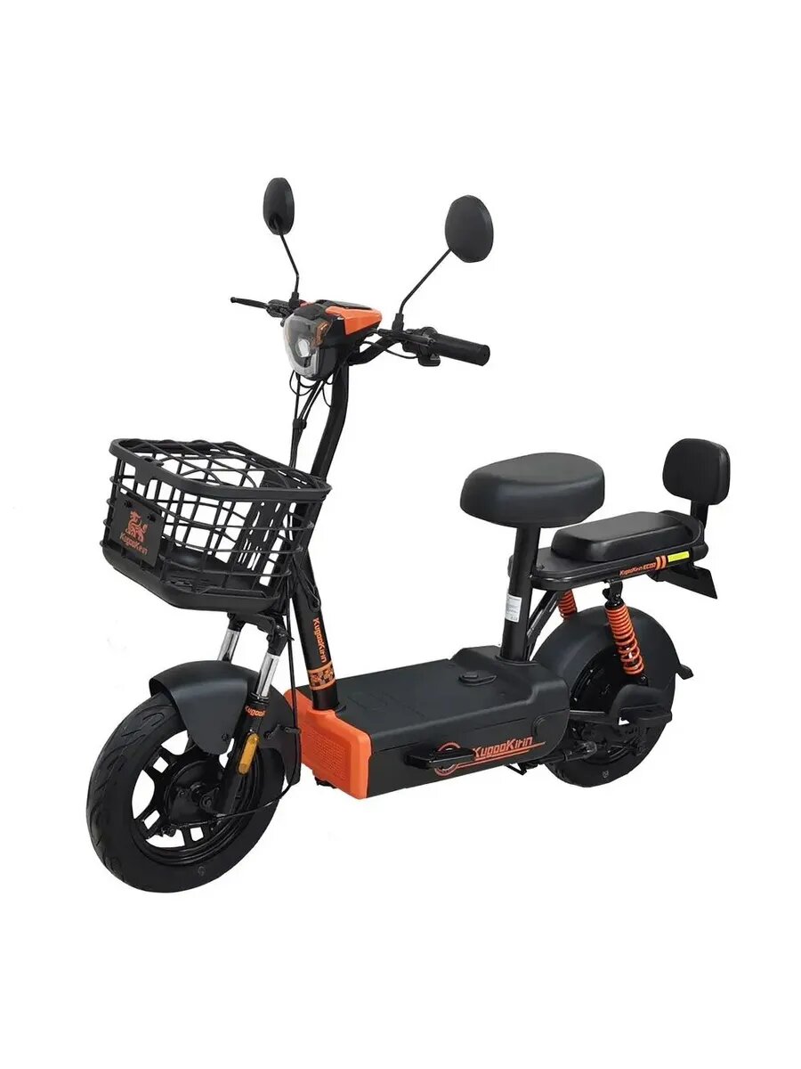 Электросамокат KUGOO Kirin EC02, с сиденьем, Li-Ion аккумулятор, 40 км/ч